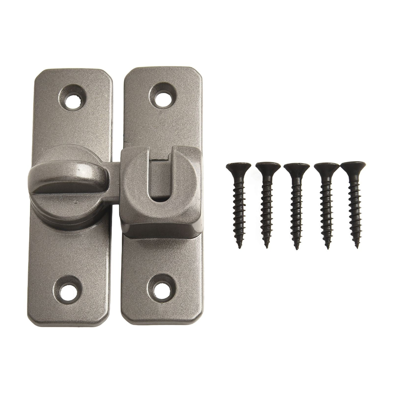 KAJOVE Door Lock Guard Latch Bolt 90 180 Degree Barn Door Lock Bolt ...