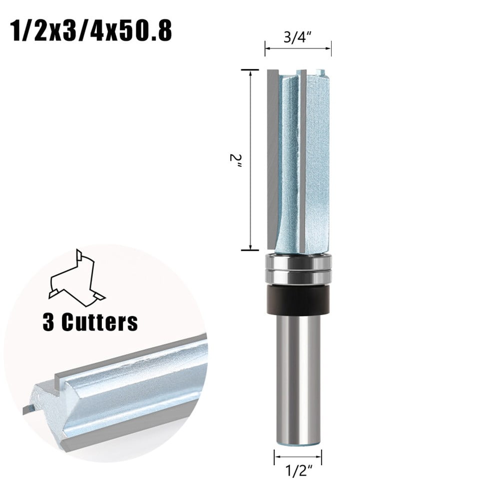 KAJOVE Enhanced Cutting Efficiency Router Bit with a Solid Anti ...