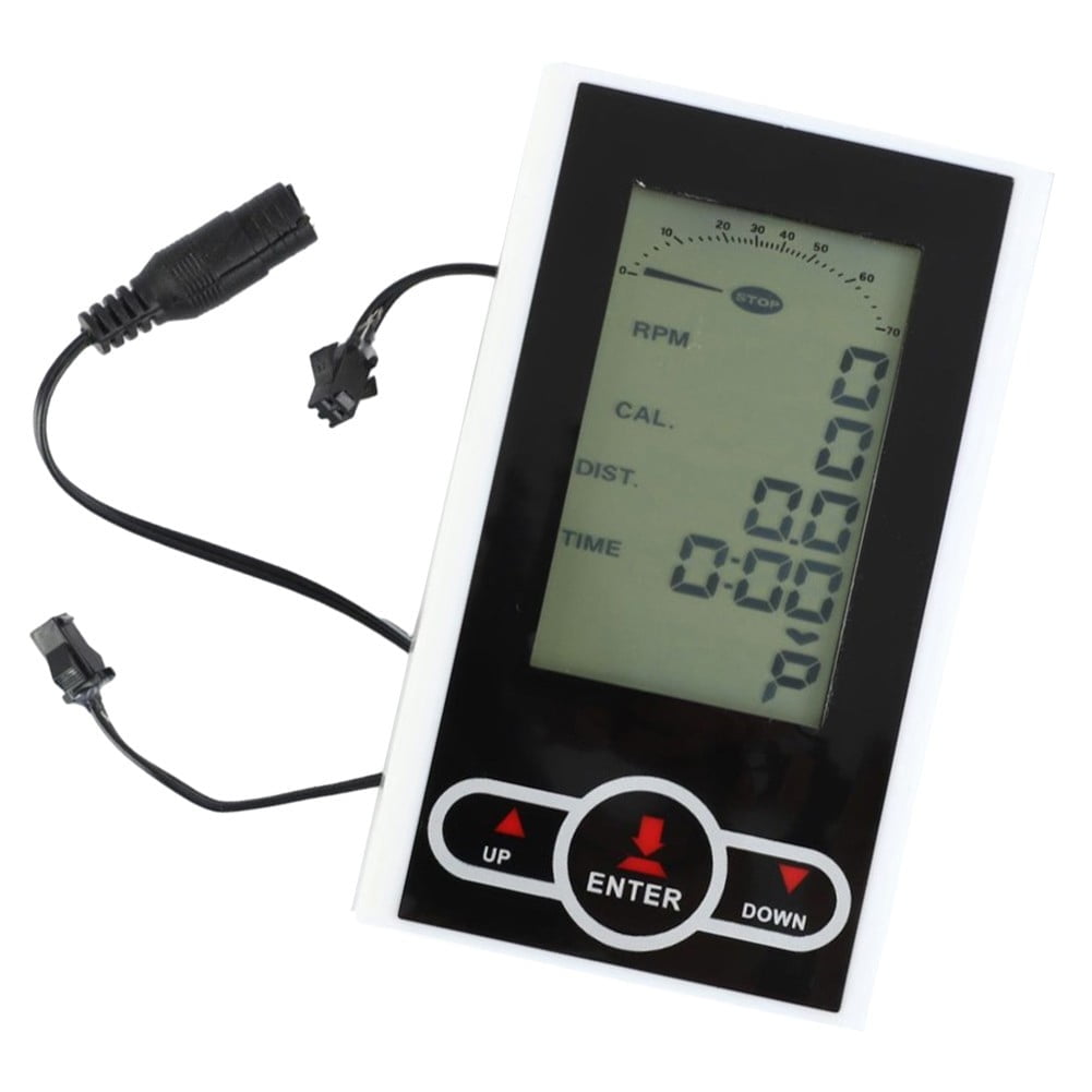 KAJOVE Exercise Bike Monitor Speedometer Stationary Bike Elliptical ...