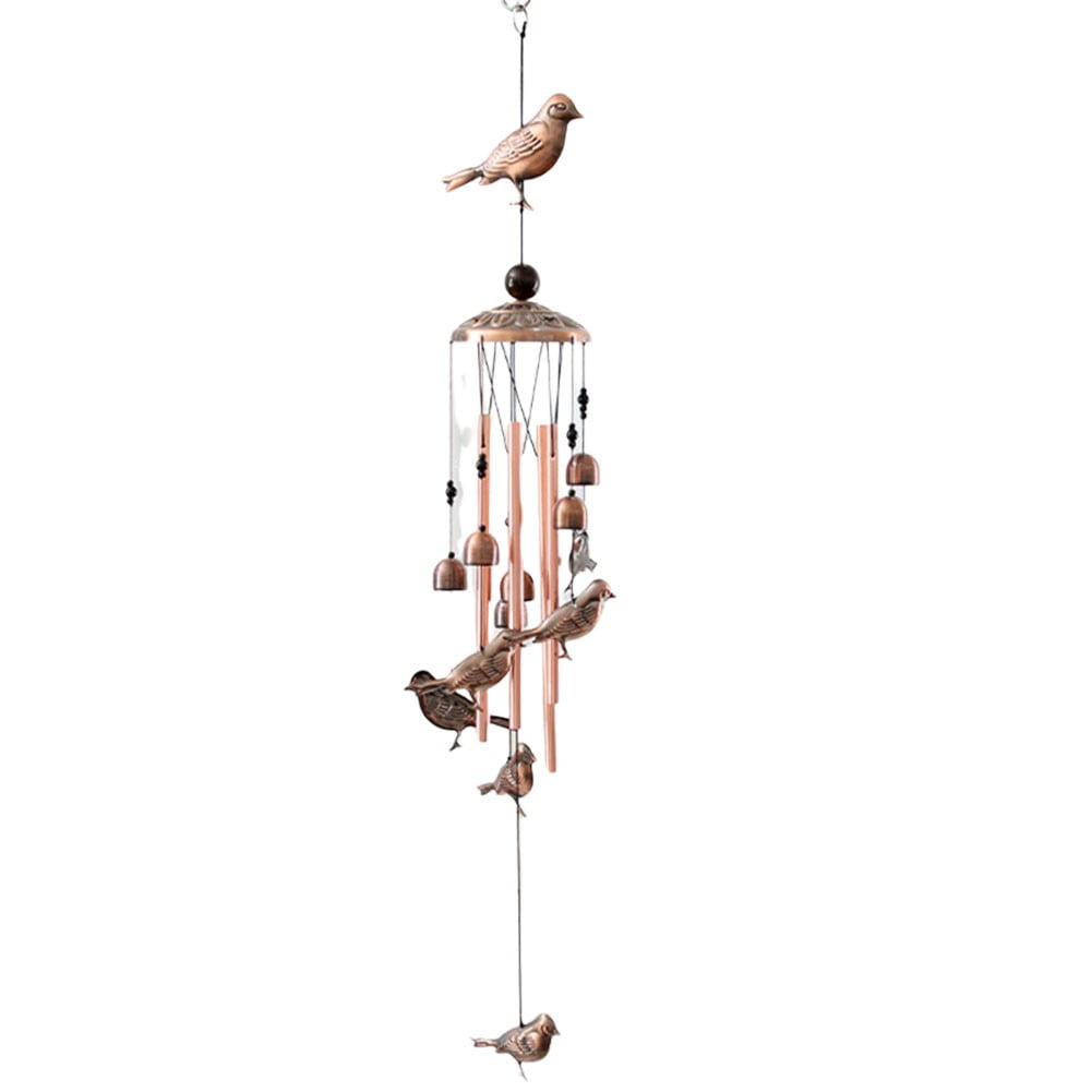 KAJOVE Exquisite Copper-Colored Wind Chimes Enhance Your Courtyard with ...