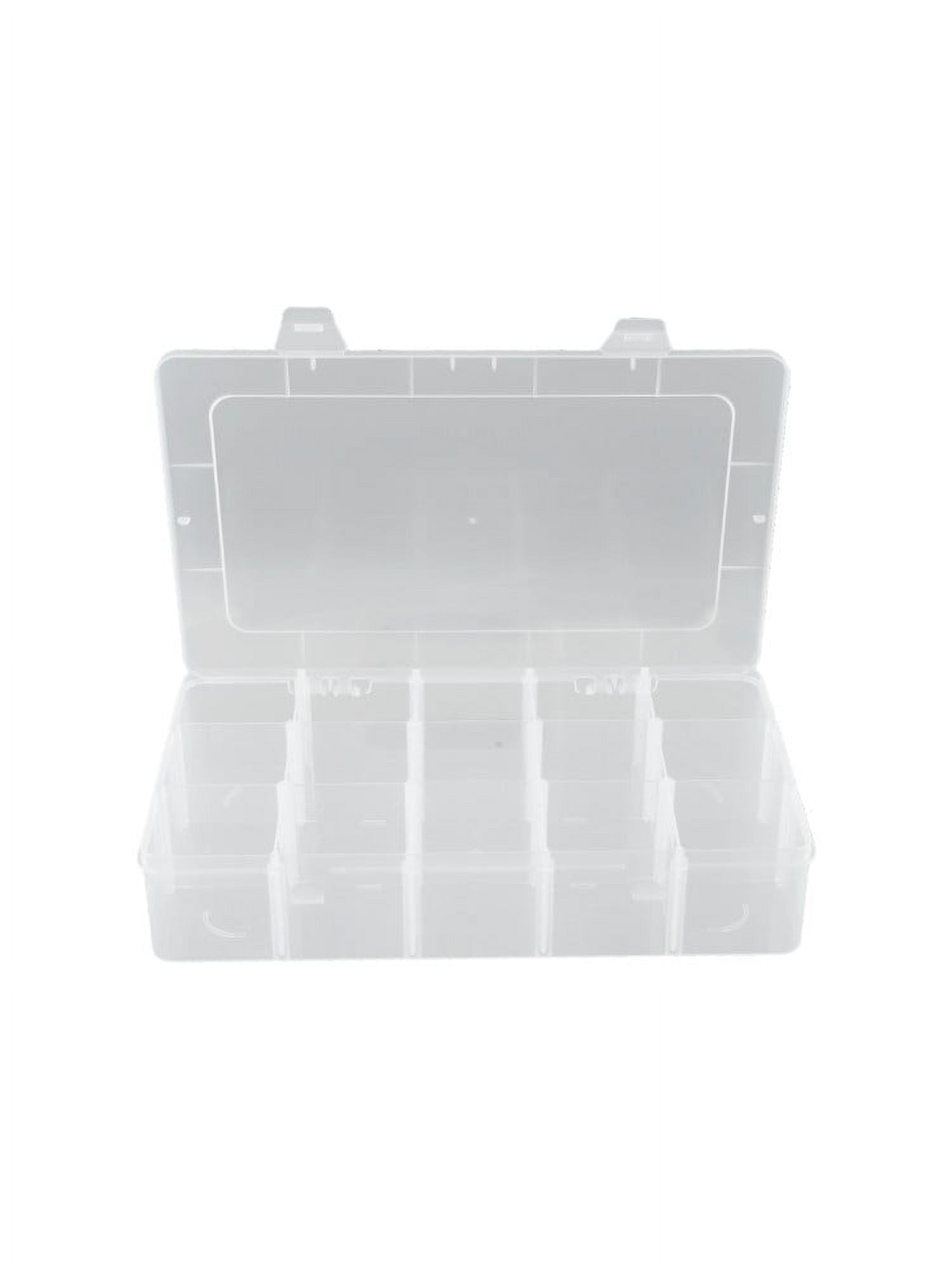 KAJOVE Fishing Tackle Box Organizer with Dividers, Transparent Plastic ...
