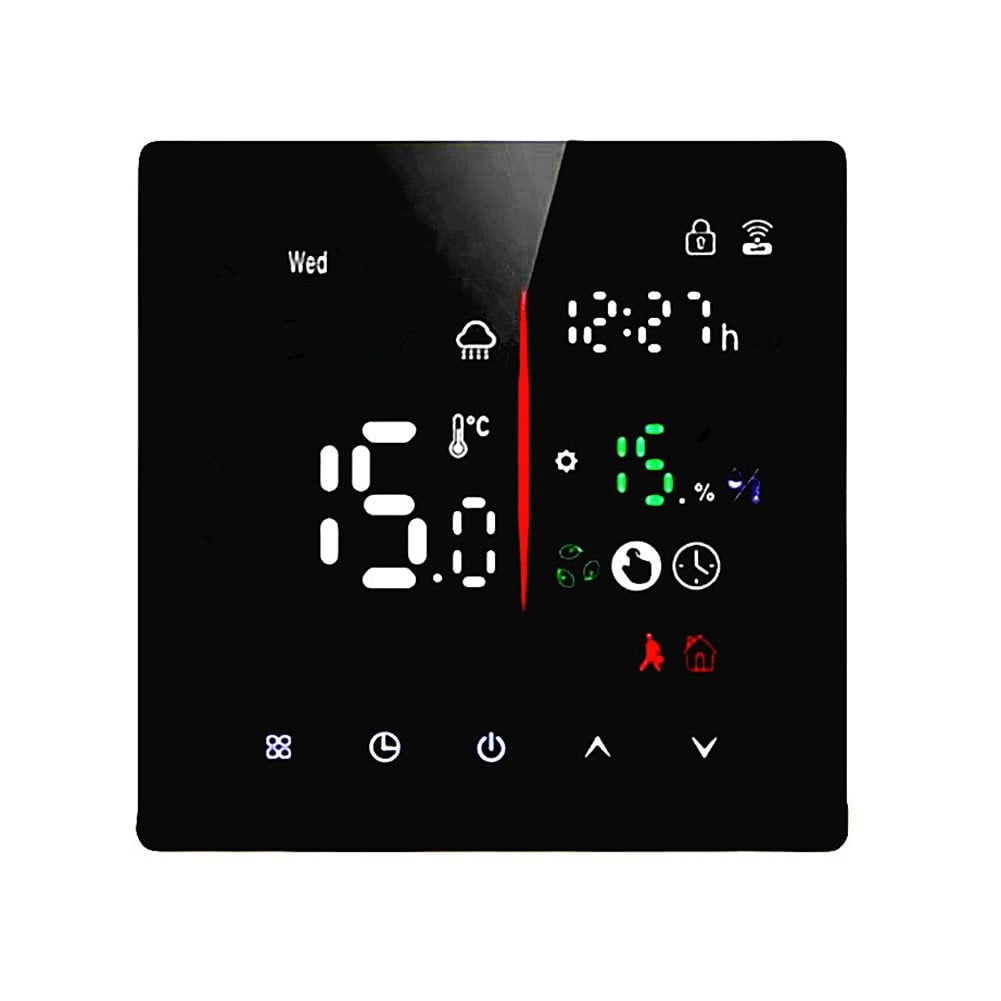 KAJOVE For Tuya WiFi Smart LCD Thermostat Water/Heating/Gas Boiler Controller For Alexa Black 3A ...