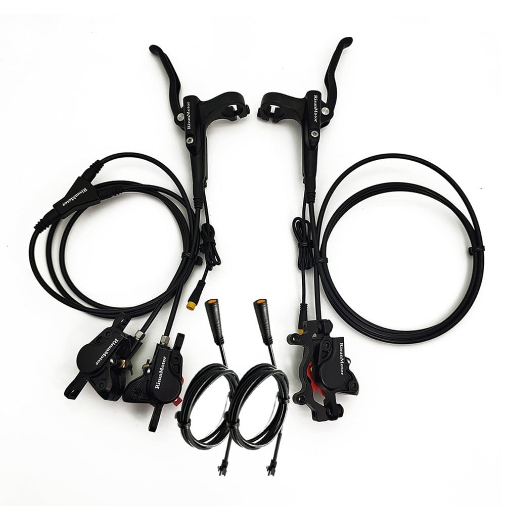 KAJOVE Hydraulic Disc Brake Kits with Front Dual Brake Calipers and ...