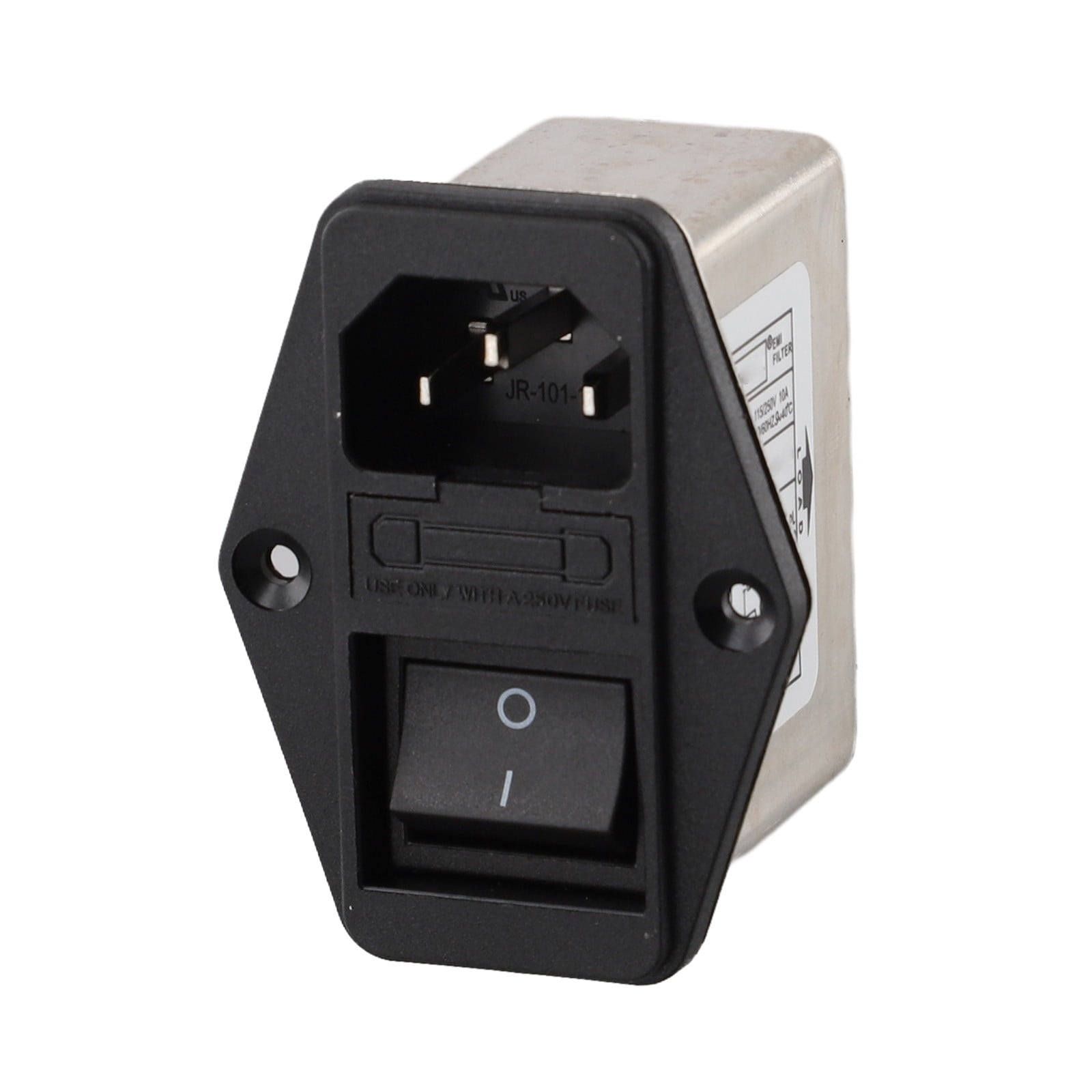 KAJOVE IEC Power Input Filter AC Power Outlet With For EMI Filter Fuse ...