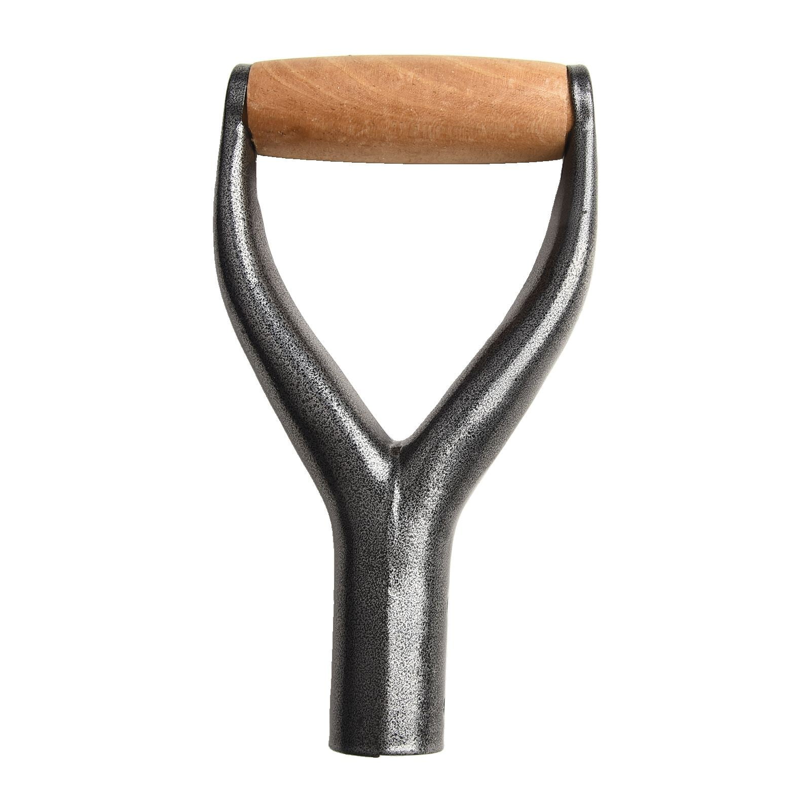 KAJOVE Iron Iron And Wood Y Shaped Handshake Shovel Handle Comfortable ...