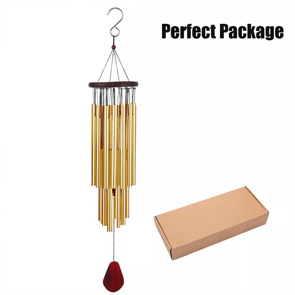 KAJOVE Large 27 Tubes Windchime Chapel Bells Wind Chimes Outdoor Garden ...