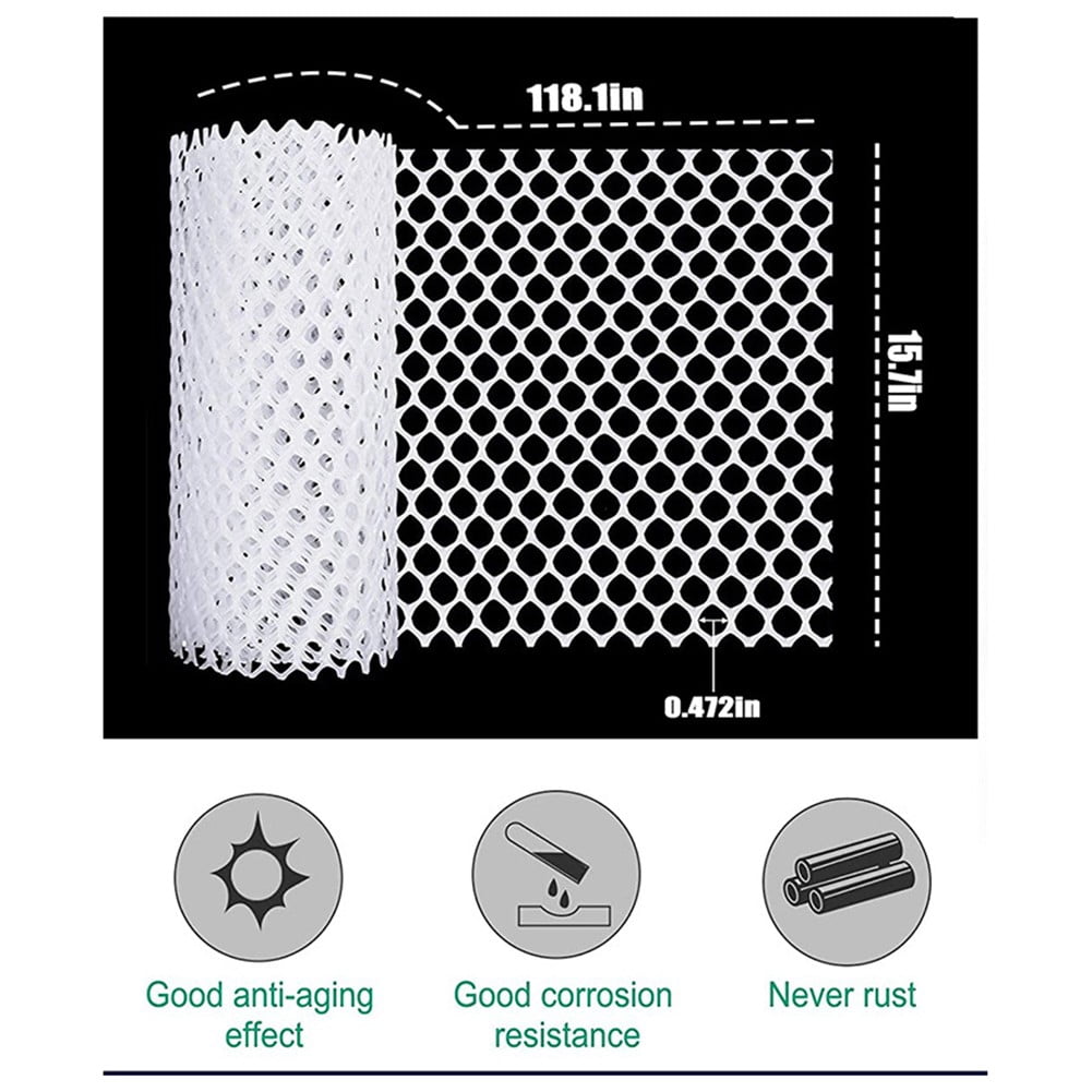 KAJOVE Plastic Mesh Fence Plant Care Mesh Tree Trunk Protectors: Guard ...