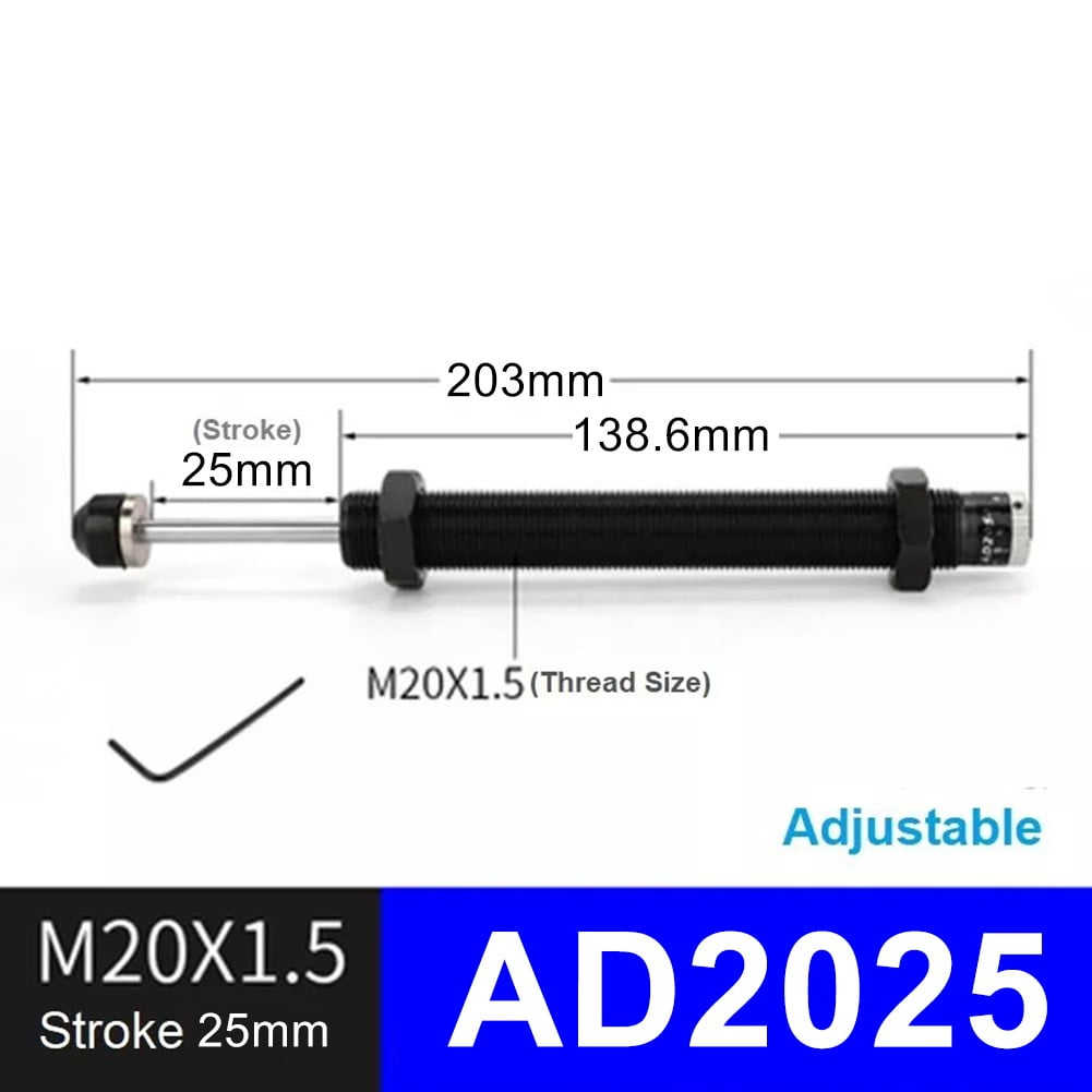 KAJOVE Precision Hydraulic Shock Absorber AC0806-AD3650 Adjustable ...
