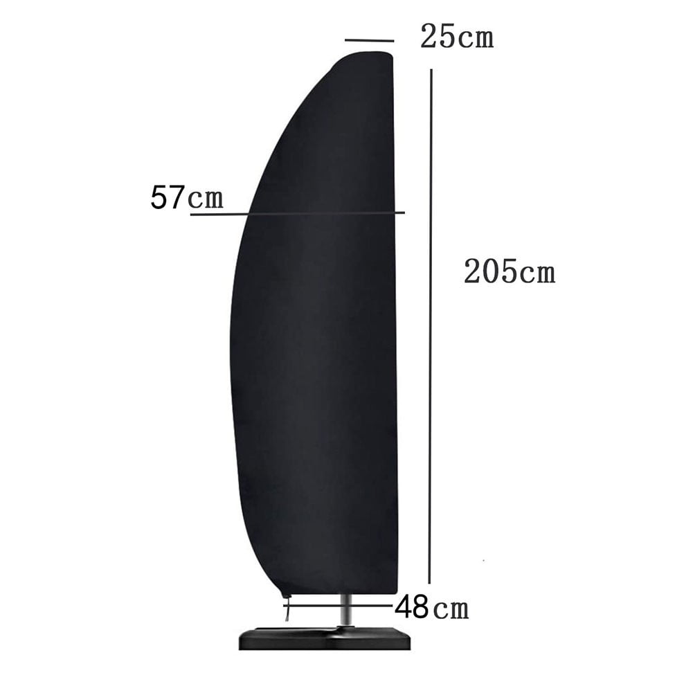 KAJOVE Premium Waterproof Parasol Cover with Drawstring - Protect your Parasol 205cm - Walmart.com