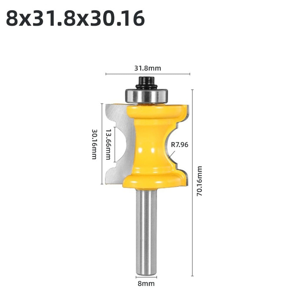 KAJOVE Professional Grade Bullnose Bead Column Face Molding Router Bit ...