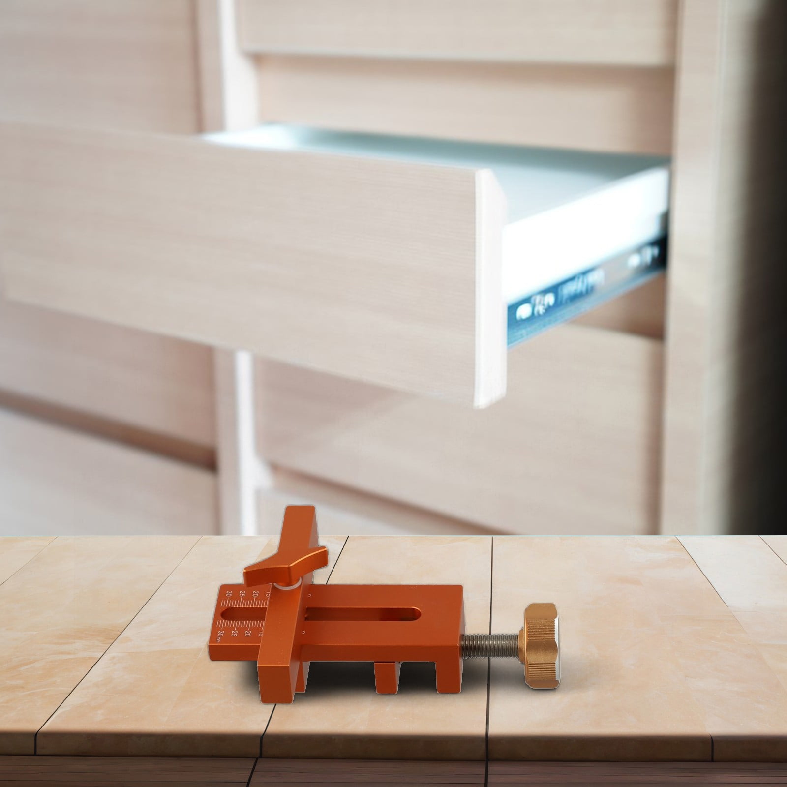 KAJOVE Professional Grade Cabinet Door Jig Quick Positioning Tool for Installation - Walmart.com