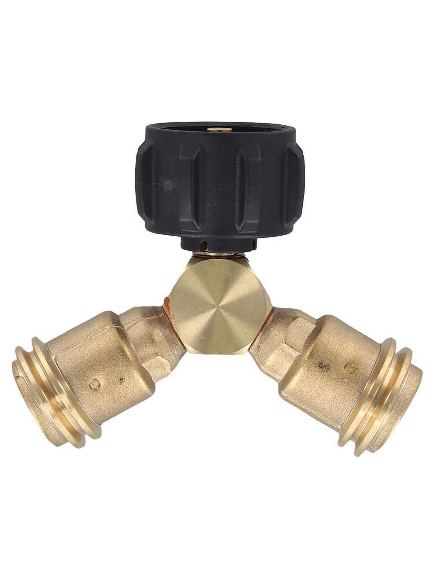 KAJOVE Propane Splitter, Propane Tank Y Splitter Adapter with Valves ...