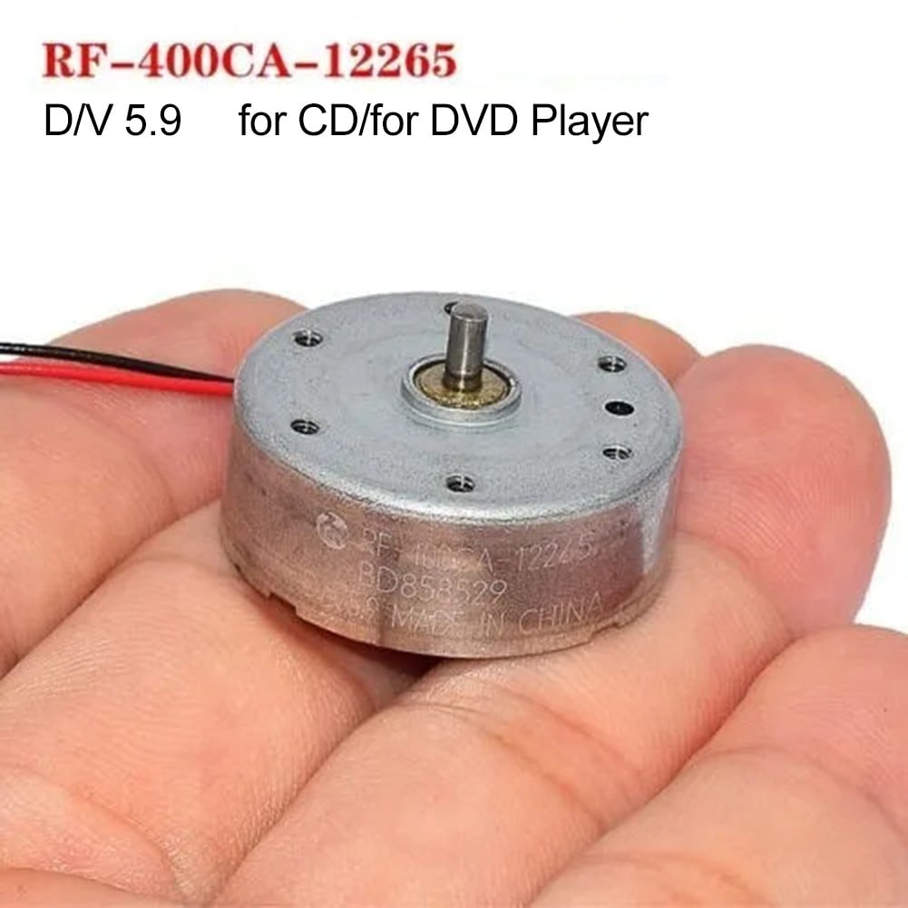 KAJOVE RF-400CA-12265 DC 1.5V-6V 5.9V Mini Mute 24mm Round Spindle ...