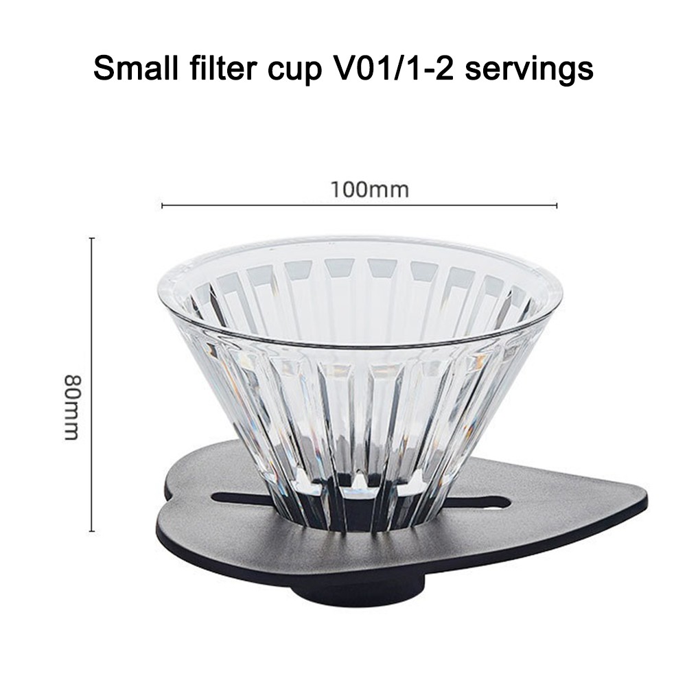 KAJOVE Reusable Coffee Filters Pour Over Dripper Cone Espresso Funnel ...