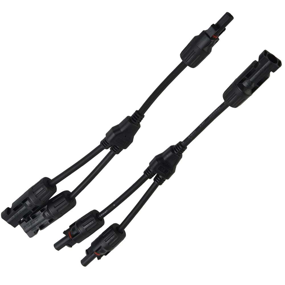 KAJOVE Solar PV Panel Y Branch PV Male Connector and Female Adapter ...
