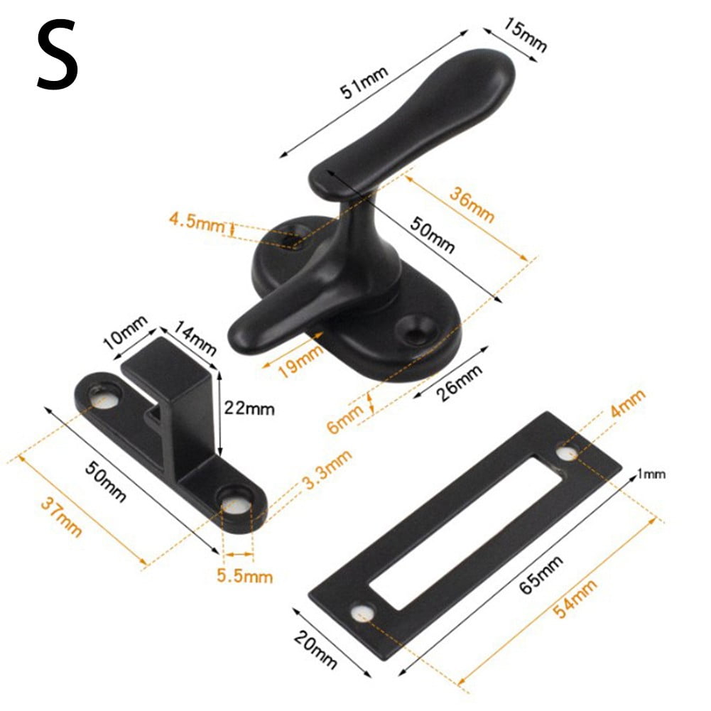 KAJOVE Stainless steel door and window locks sliding window latch ...