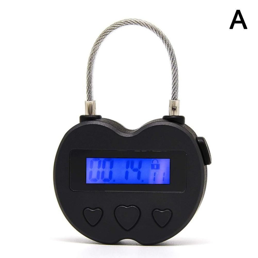 KAJOVE Sturdy Smart Time Lock LCD Display Timer Protect Your Privacy ...