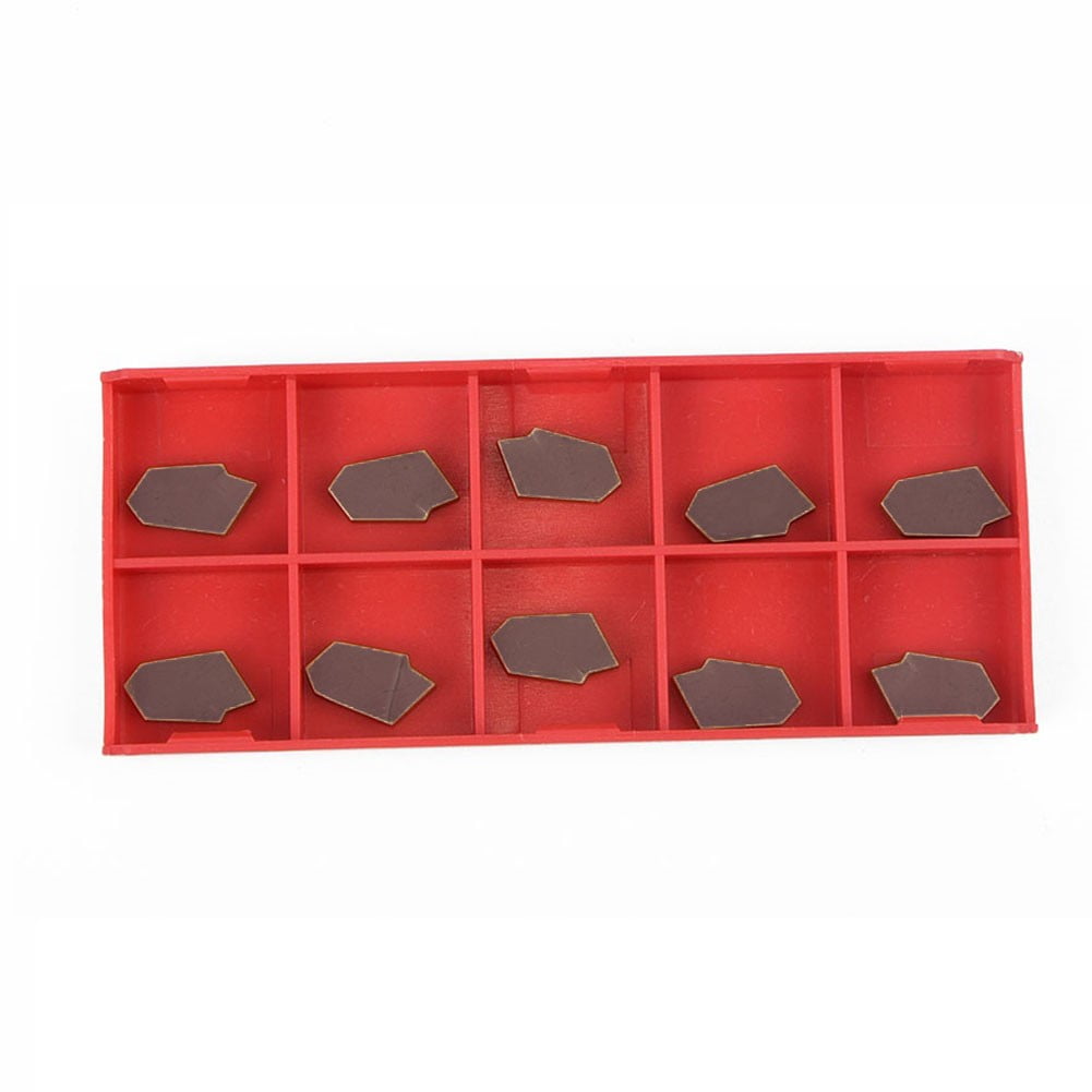 KAJOVE Tool Parting Carbide Inserts 10X For Stainless Steel Grooving ...