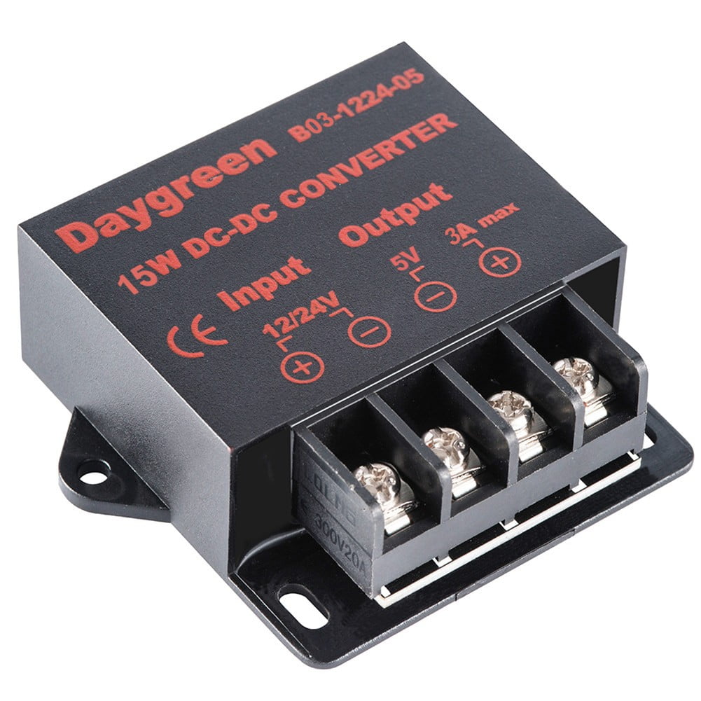 KAJOVE Voltage Regulator DC 12V 24V To DC5V 3A 15W Step Down Power ...