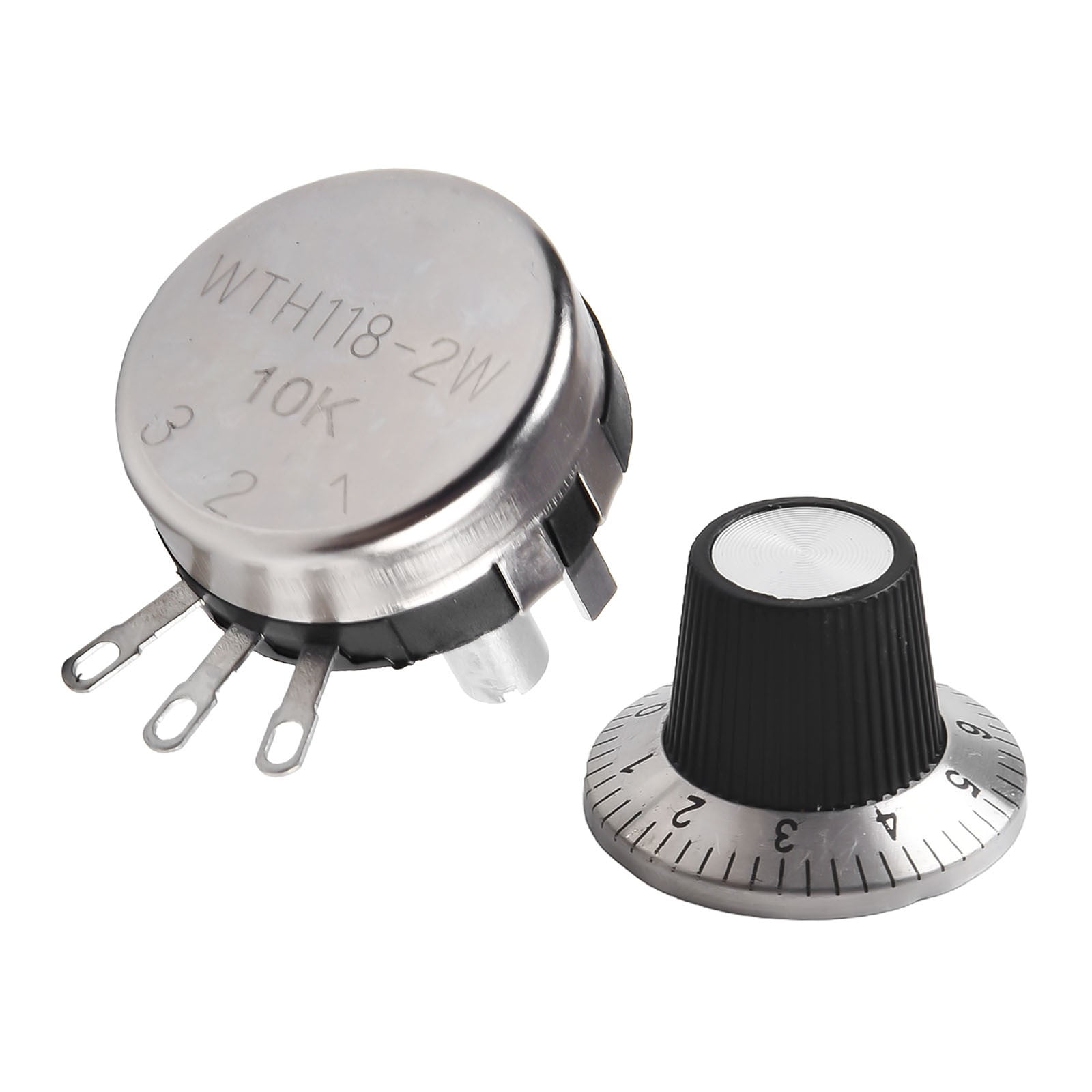 KAJOVE WTH118-2W 10K ohm Round Shaft Carbon Linear Variable ...