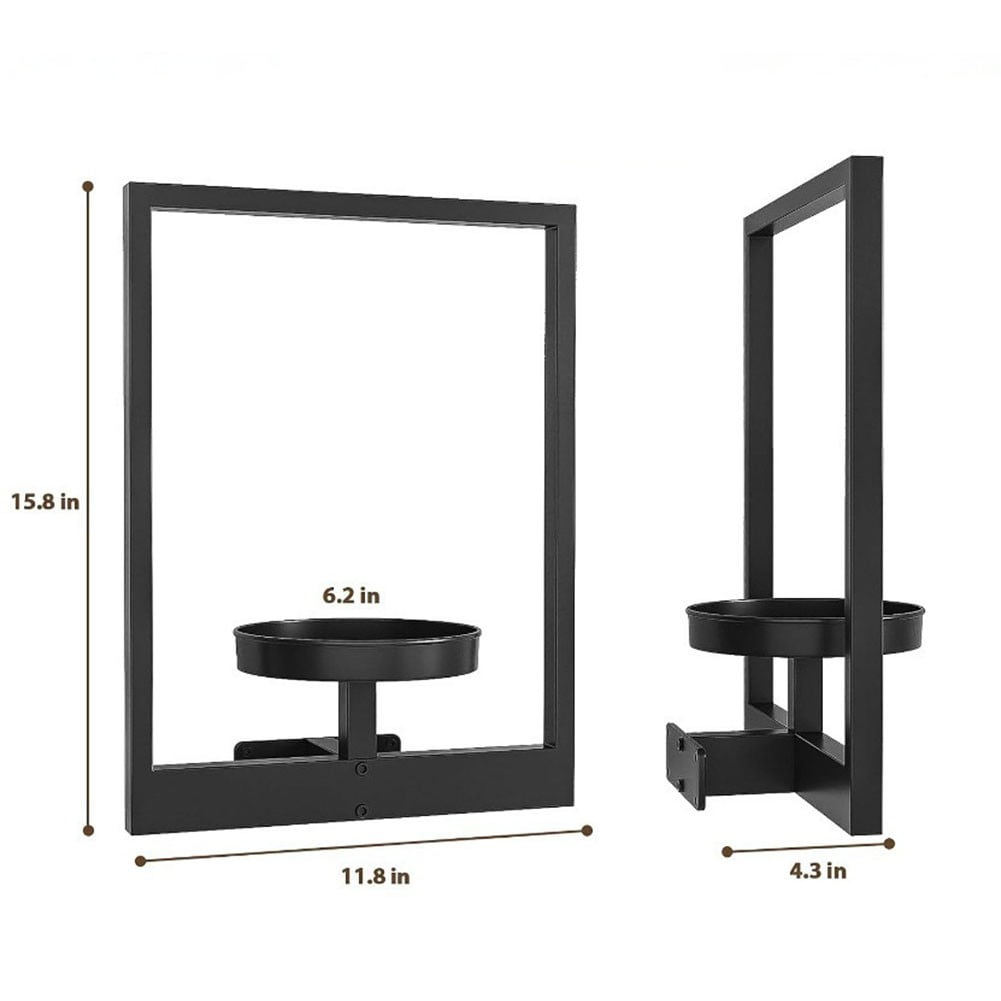 KAJOVE Wall Plant Stand Plant Stand Metal Plant Wall Frame Flower Pot ...