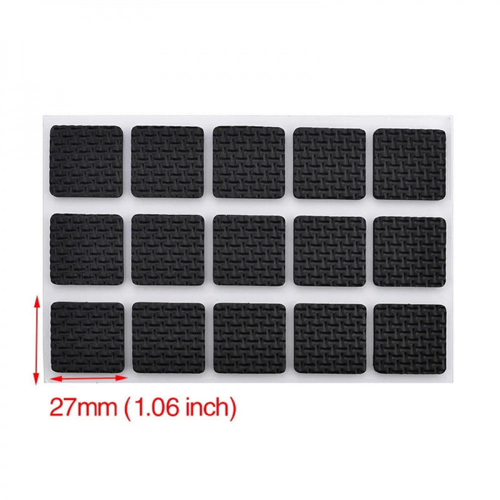 KAK 1-24PCS Self Adhesive Furniture Leg Feet Rug Felt Pads Anti Slip ...