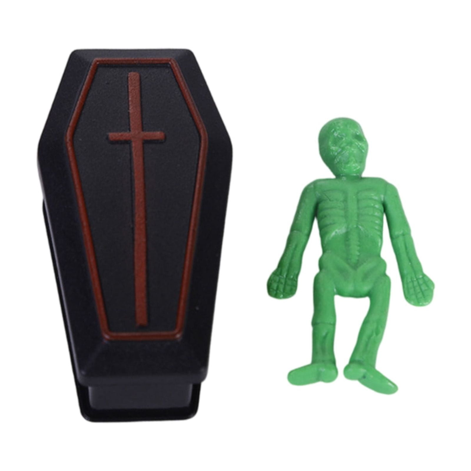 KAKA 2pcs Mini Coffin Box Model - with Skeleton and Lid, Decorative ...