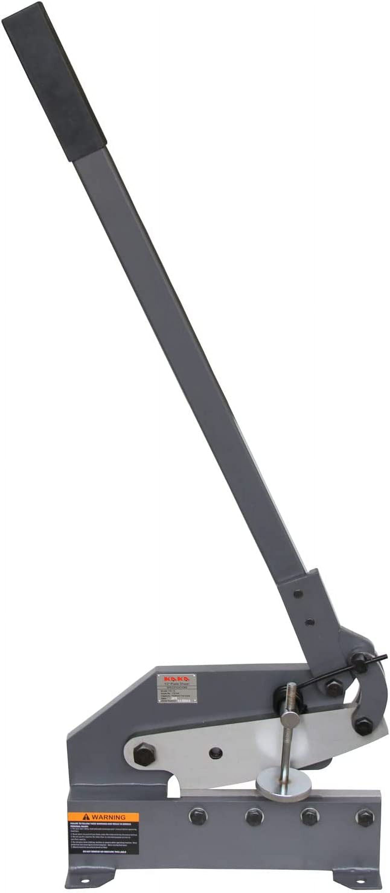 KAKA INDUSTRIAL HS-5 5-Inch Sheet Metal Plate Shear, Solid Construction ...