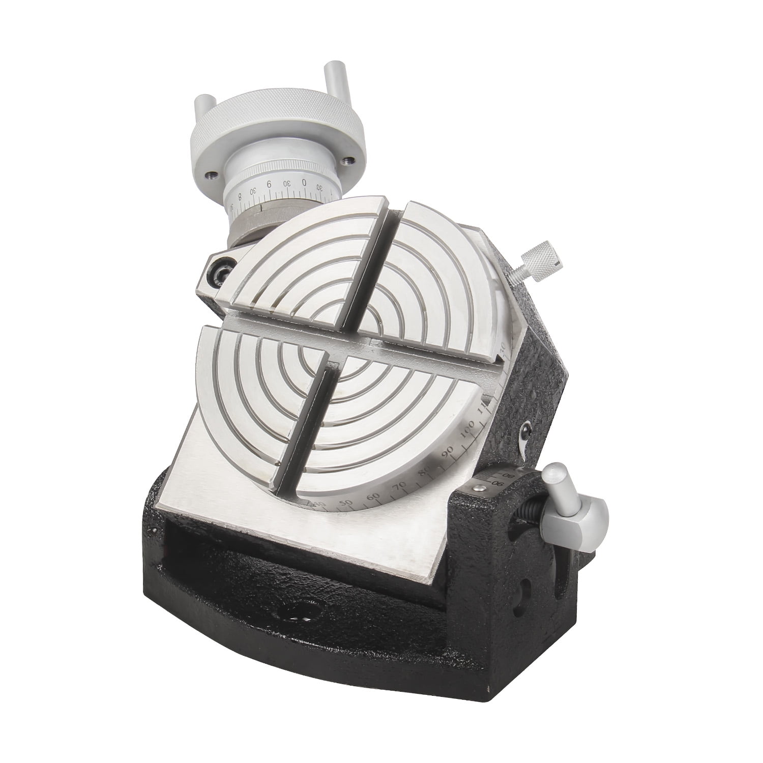 KAKA INDUSTRIAL M-TSK-4 Mini Series Rotary Table,4" Rotary Table with ...