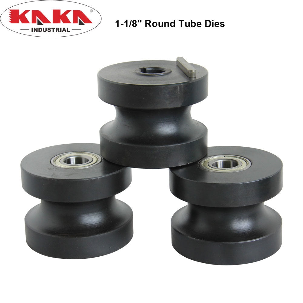KAKA Industrial 1-1/8"Round Tube Rollers for TR-60, Round Tubing Roller ...