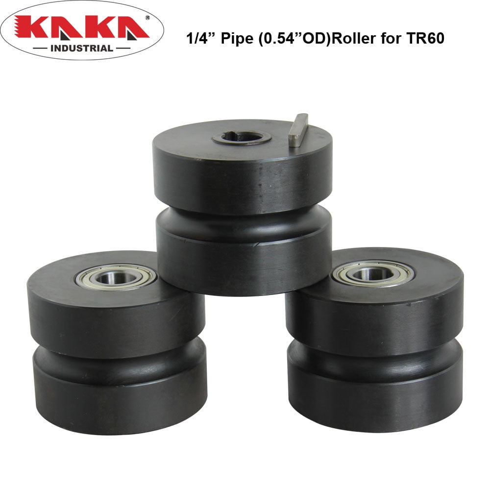 KAKA Industrial 1/4"Pipe(0.54" OD) Rollers, Round Pipe Roller Dies ...