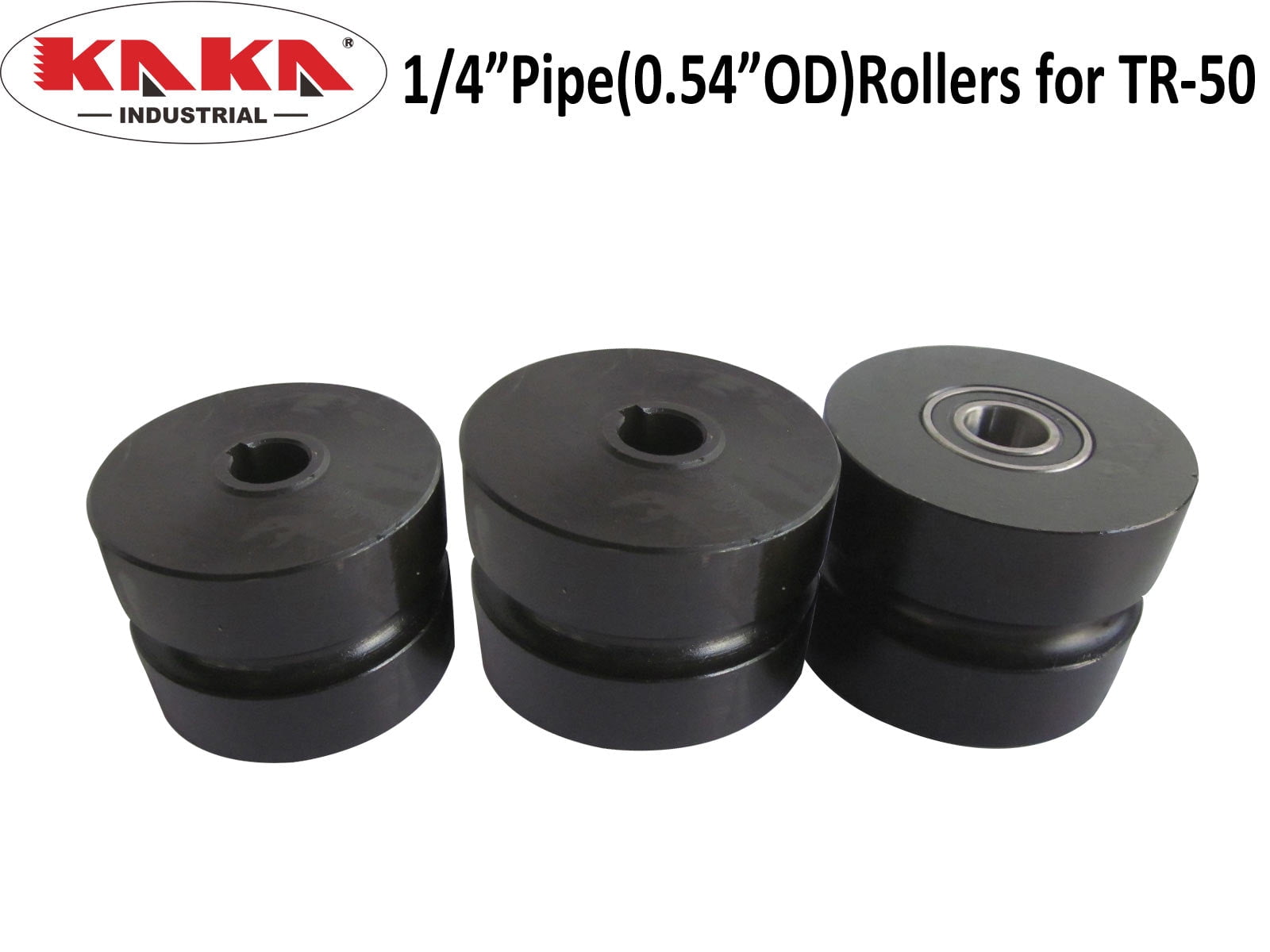 KAKA Industrial 1/4''Pipe(0.54''OD) Rollers for TR-50, Round Pipe ...