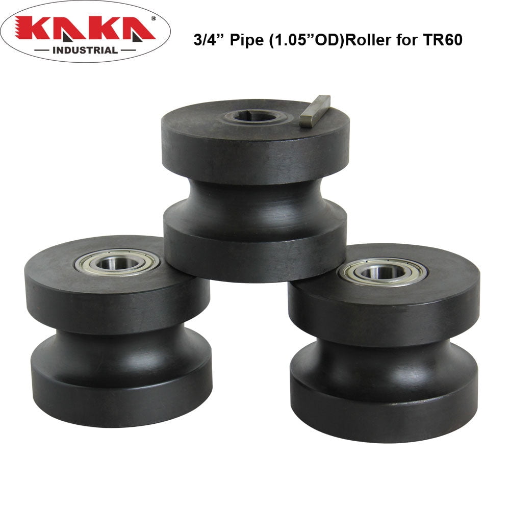 KAKA Industrial 3/4"Pipe (1.05" OD) Rollers, Round Pipe Roller Dies ...