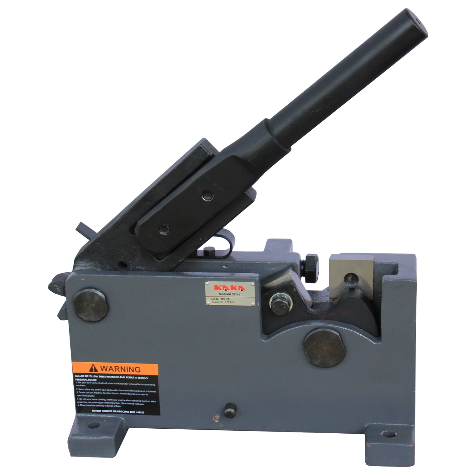 KAKA Industrial MS-28 28mm Metal Manual Shears, Solid Construction and ...