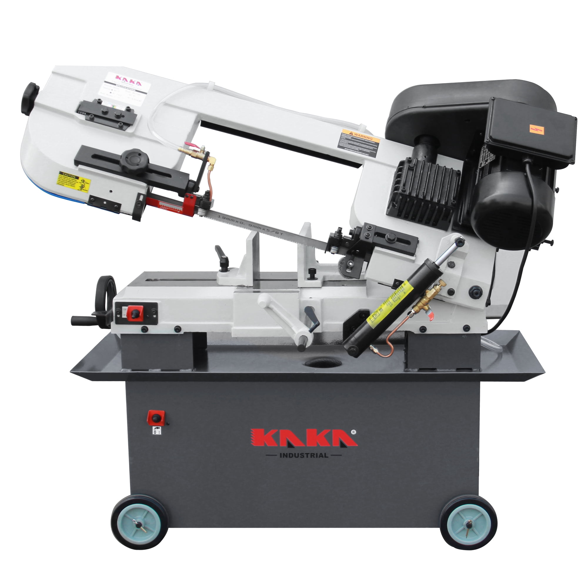 KAKA Horizontal Band Saw, Metal Cut Band Saw, 4 Step Blade Speeds,1.1 ...