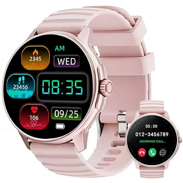 Ladies Waterproof Smartwatch, 1.39-Inch HD Touch Screen, Fitness ...
