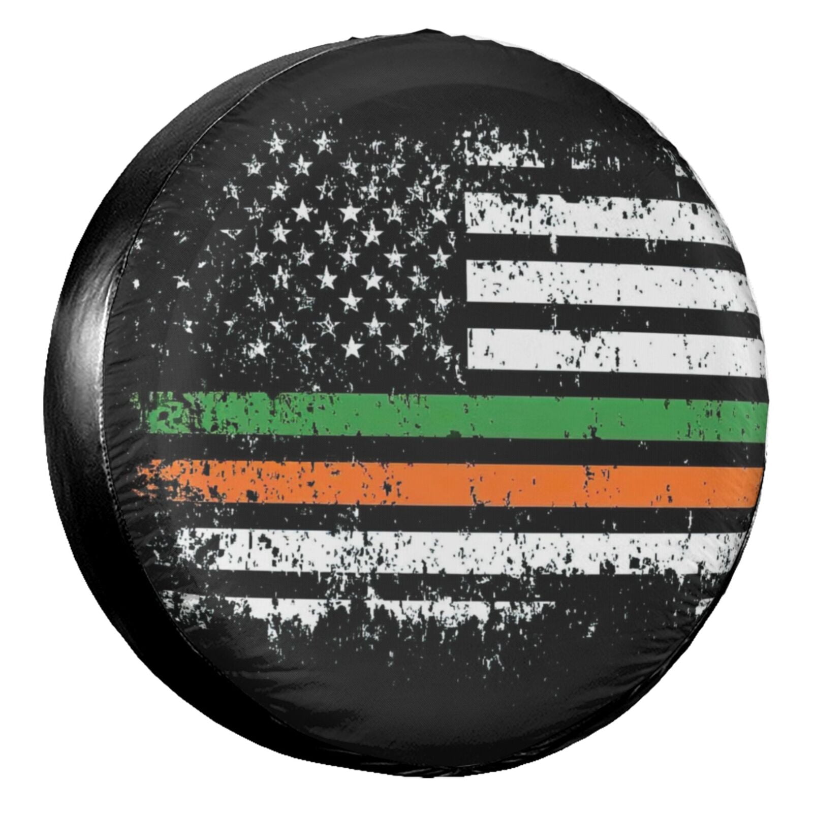 KAKALAD American Ireland Flag Spare Tire Cover Universal Vehicle ...