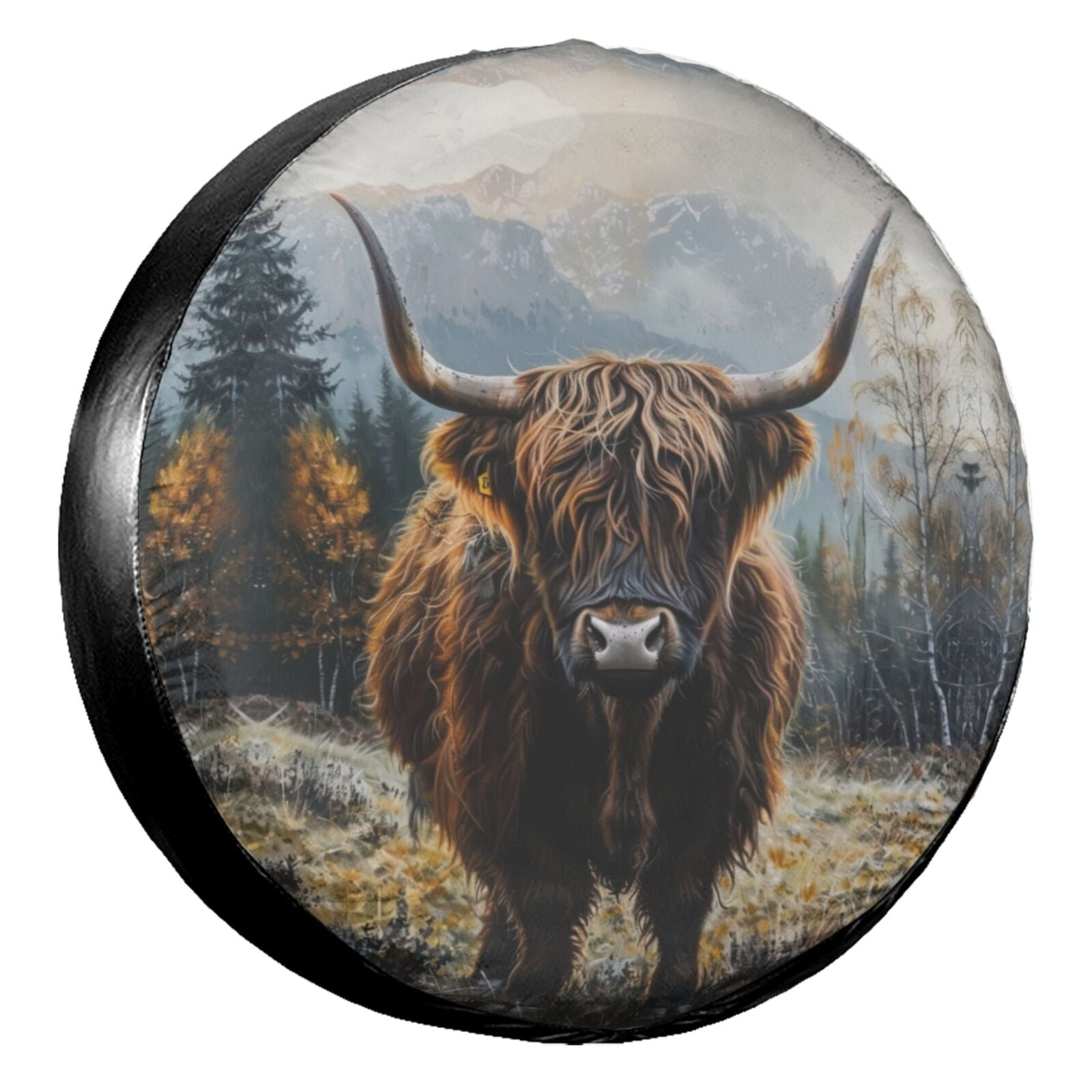 KAKALAD Beautiful Highland Cow 04 Spare Tire Cover Universal Vehicle ...