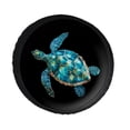 KAKALAD Blue Sea Turtle 02 Spare Tire Cover PVC Leather Universal ...