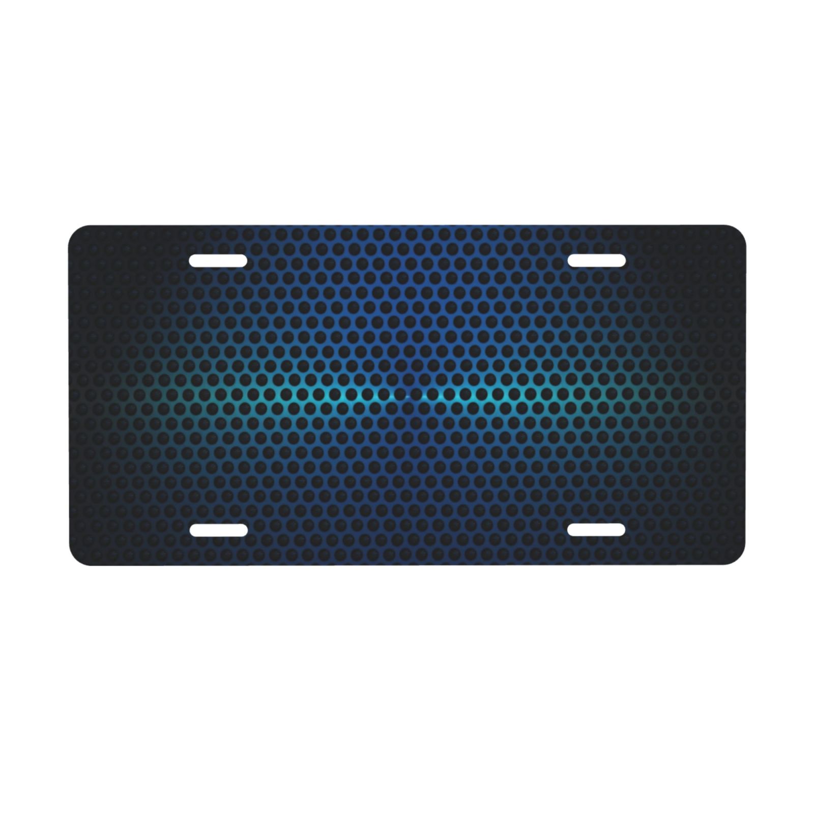 KAKALAD Blue Steel Plate Texture Aluminum Universal Car Vehicles ...