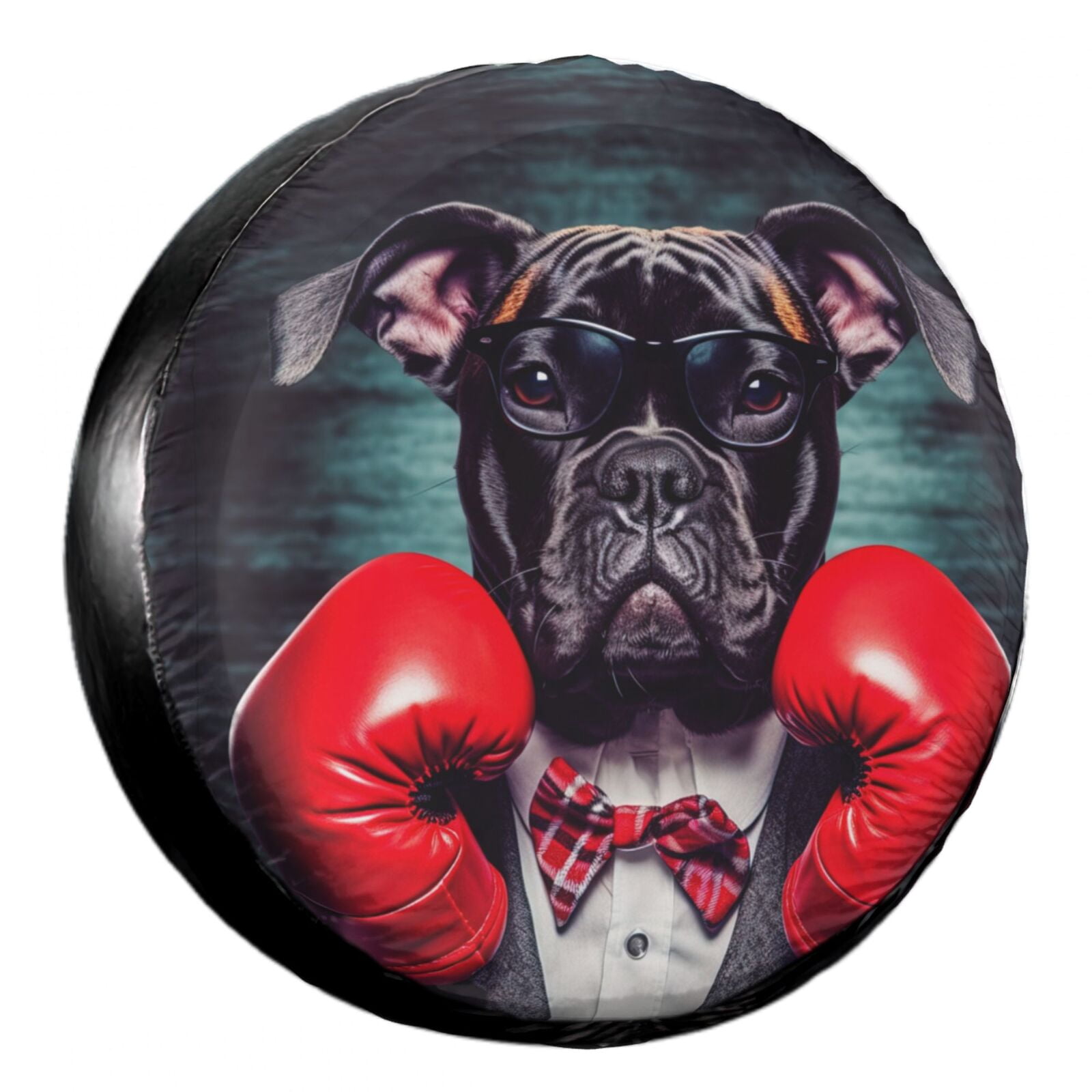KAKALAD Boss French Bulldog Boxing Dog With Big Red Gloves 01 Spare ...