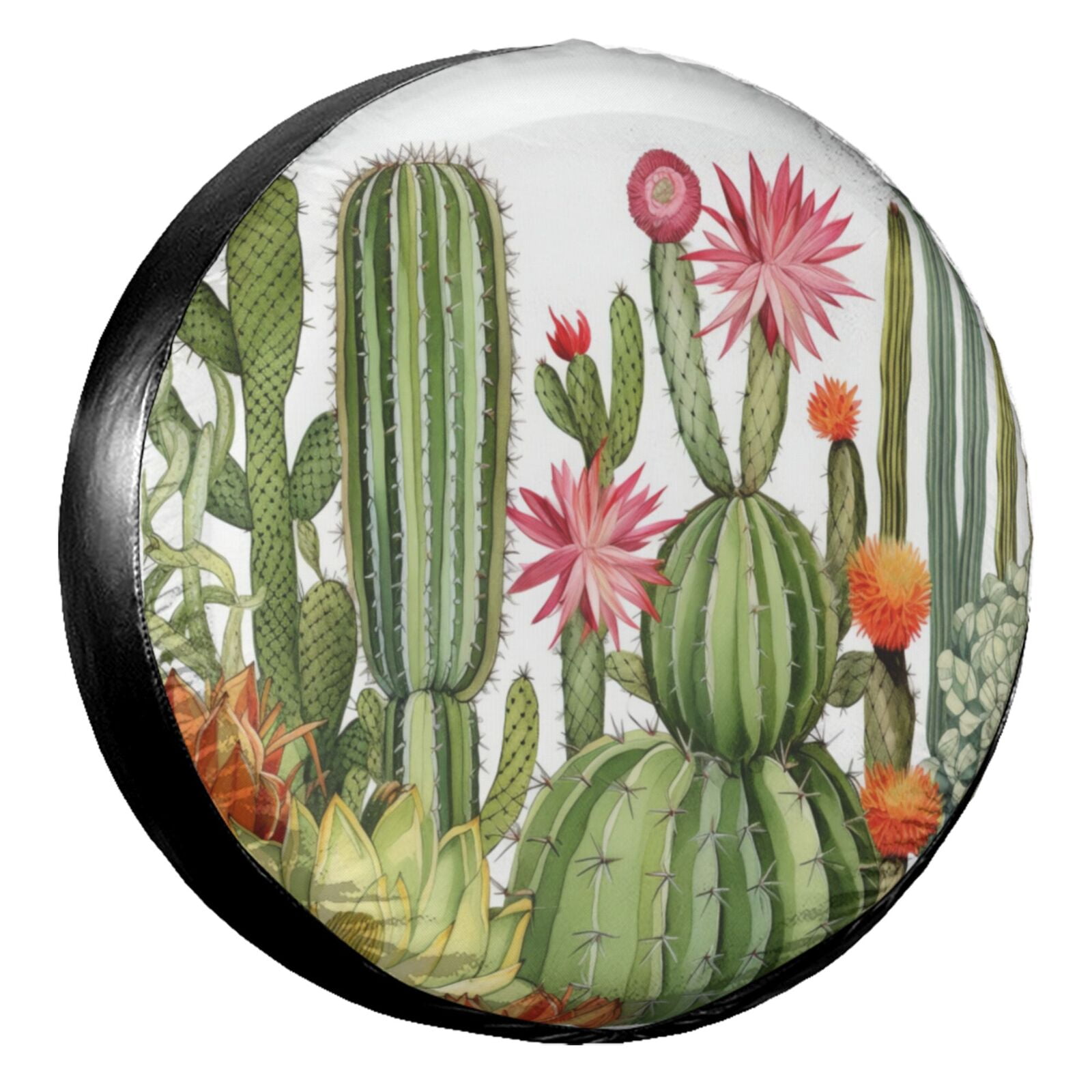 KAKALAD Cactus Floral Succulent Plants Nature 06 Universal Spare Tire ...
