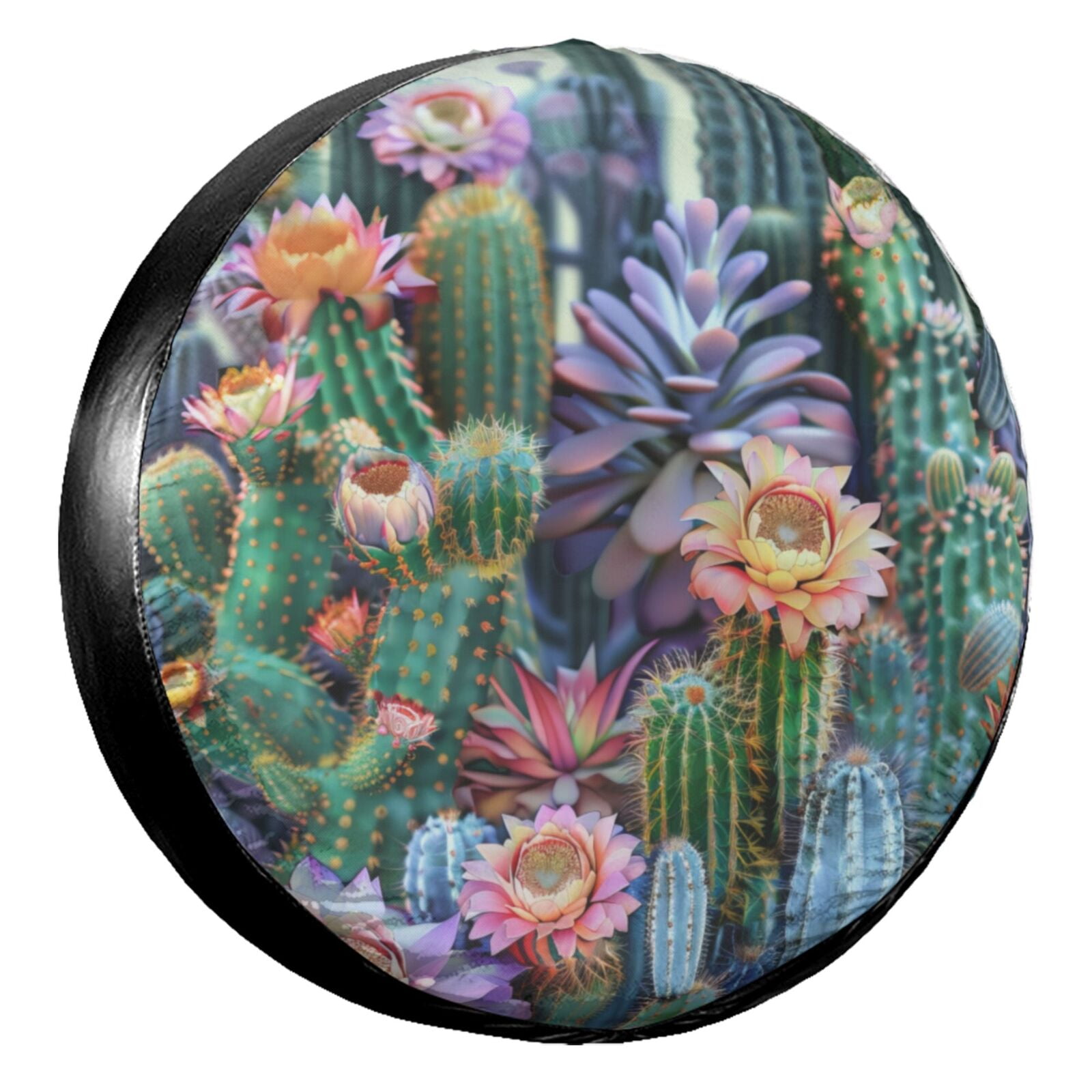 KAKALAD Cactus Floral Succulent Plants Nature 08 Spare Tire Cover ...