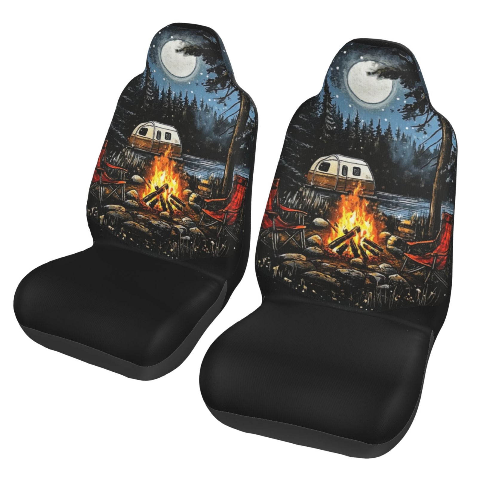 KAKALAD Camper Making Memories One Campfire At A Time Campfire Car Accessories Seat Covers Set ...