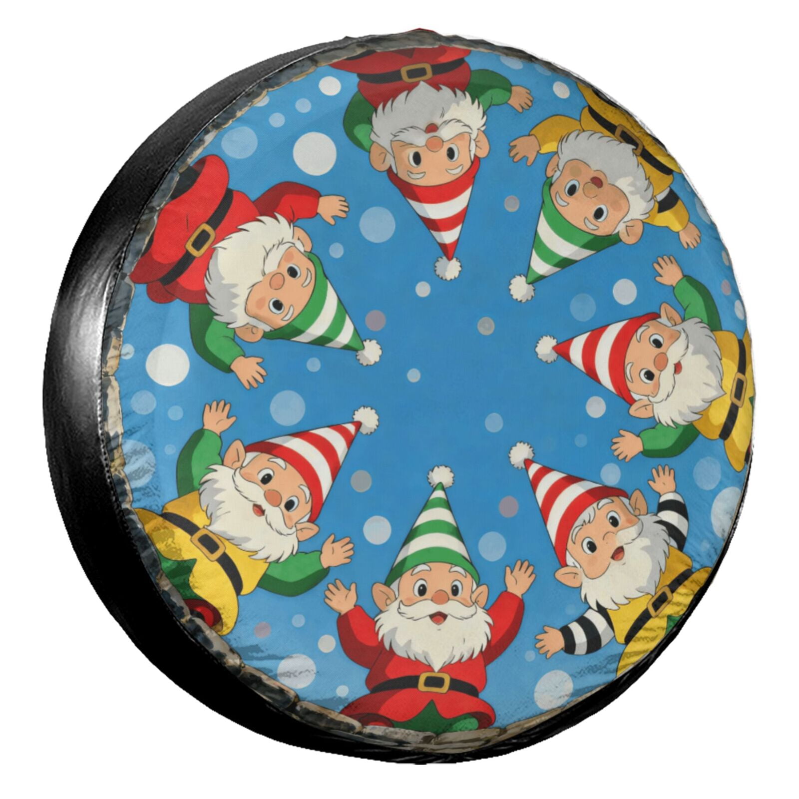 KAKALAD Christmas Gnomes Funny Polka Dot 03 Tire Cover Universal ...