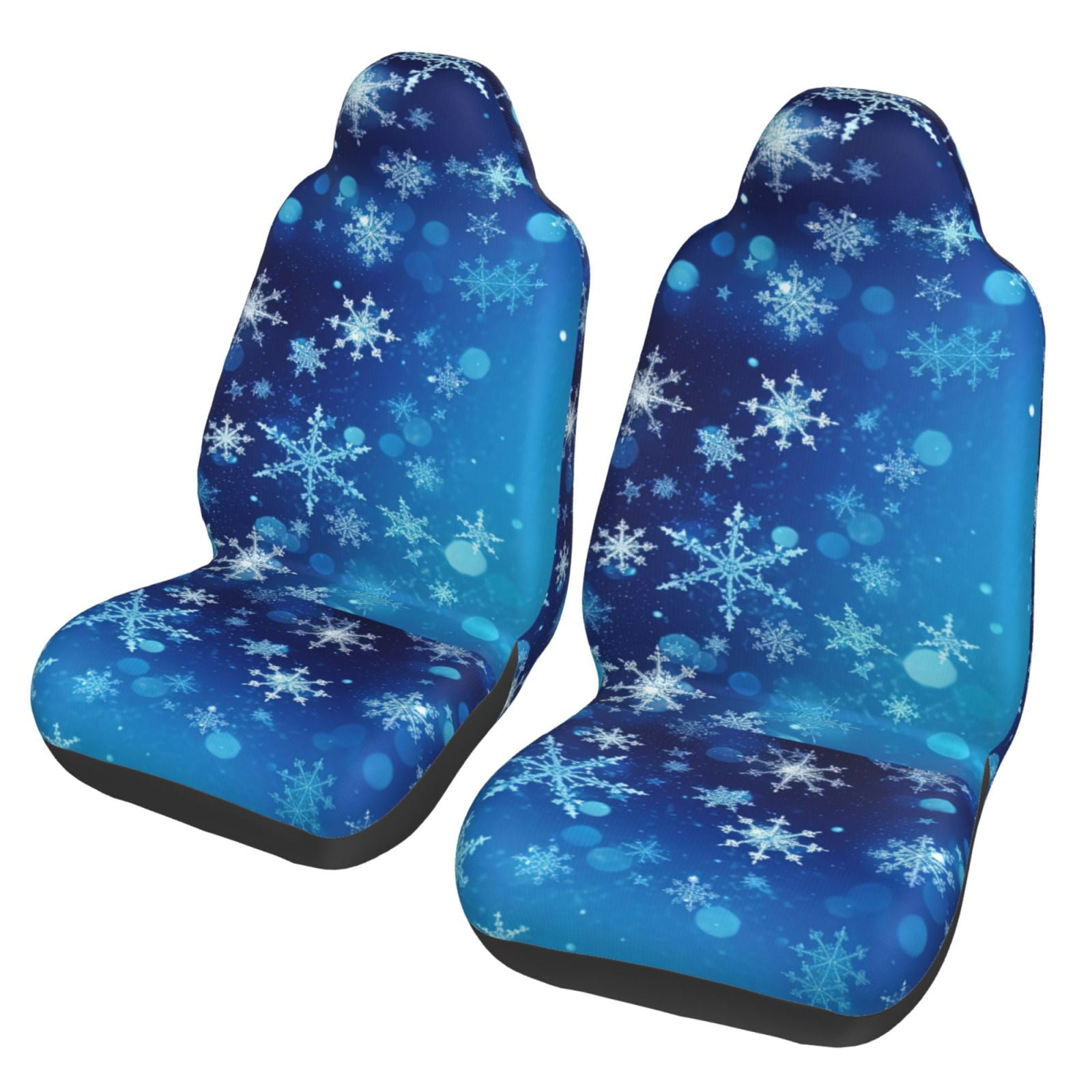 KAKALAD Christmas Snowflakes Winter 02 Car Seat Covers Set Vehicle ...