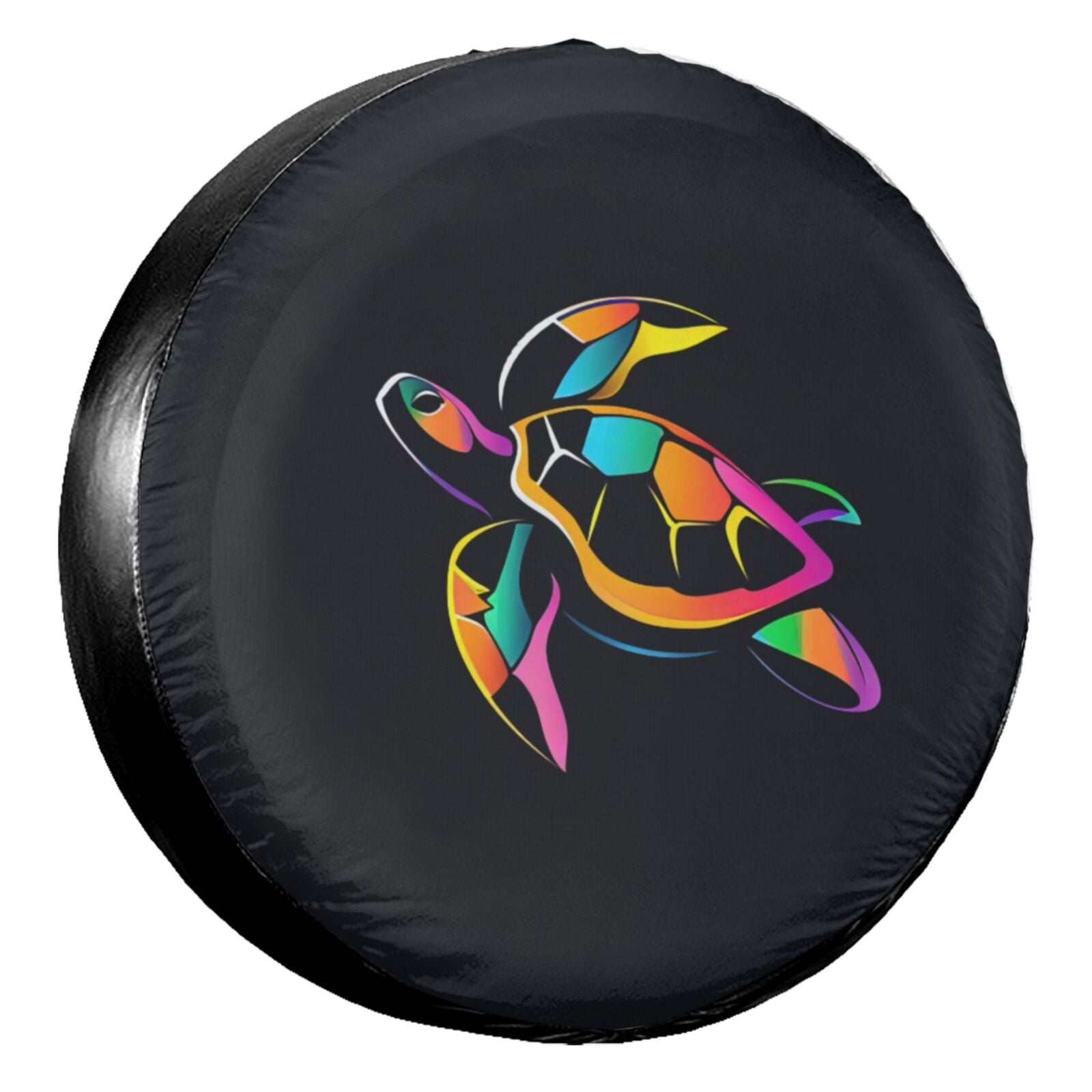 KAKALAD Colorful Line Turtle Swimming Spare Tire Cover Universal ...