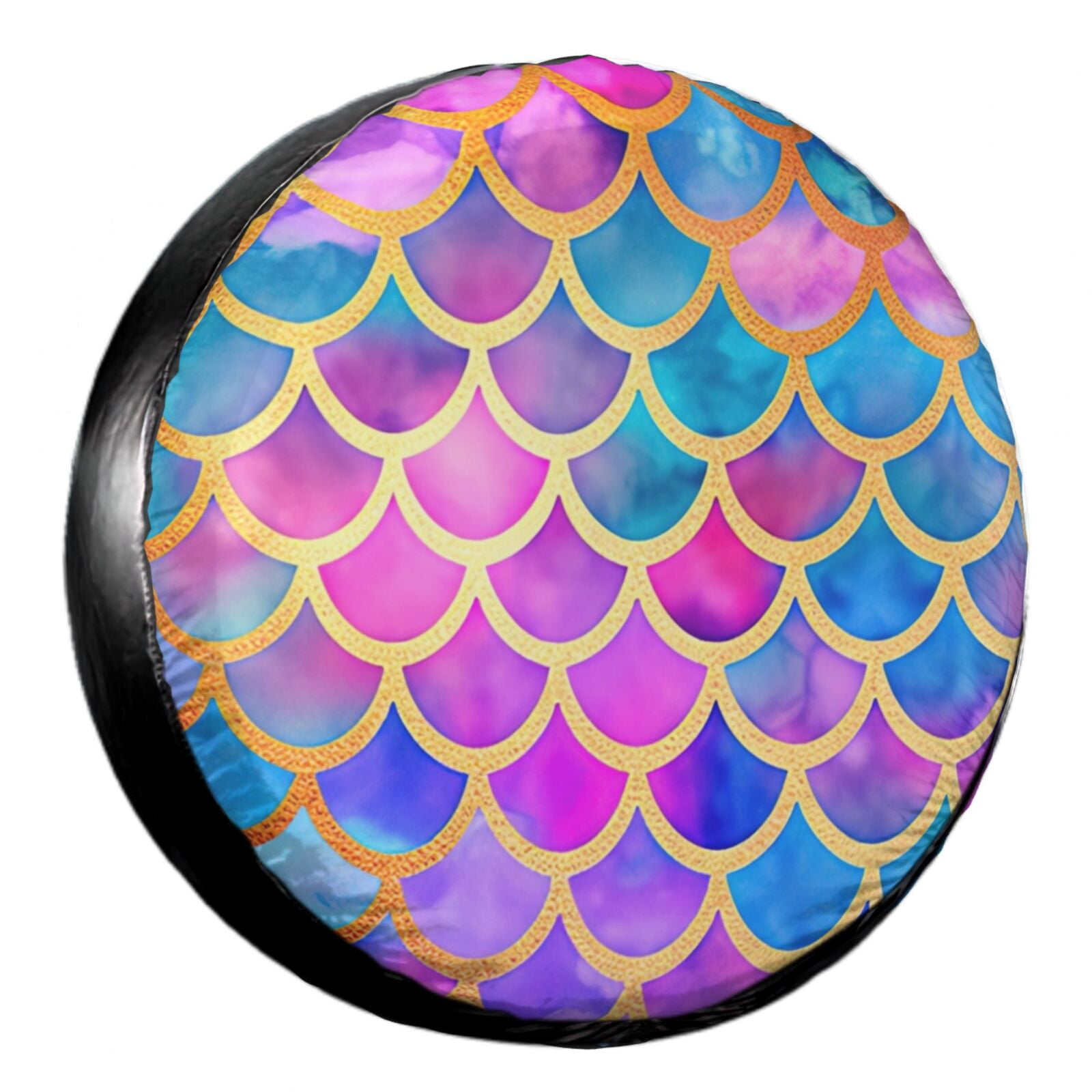 KAKALAD Colorful Mermaid Scales 02 Spare Tire Cover Weatherproof ...