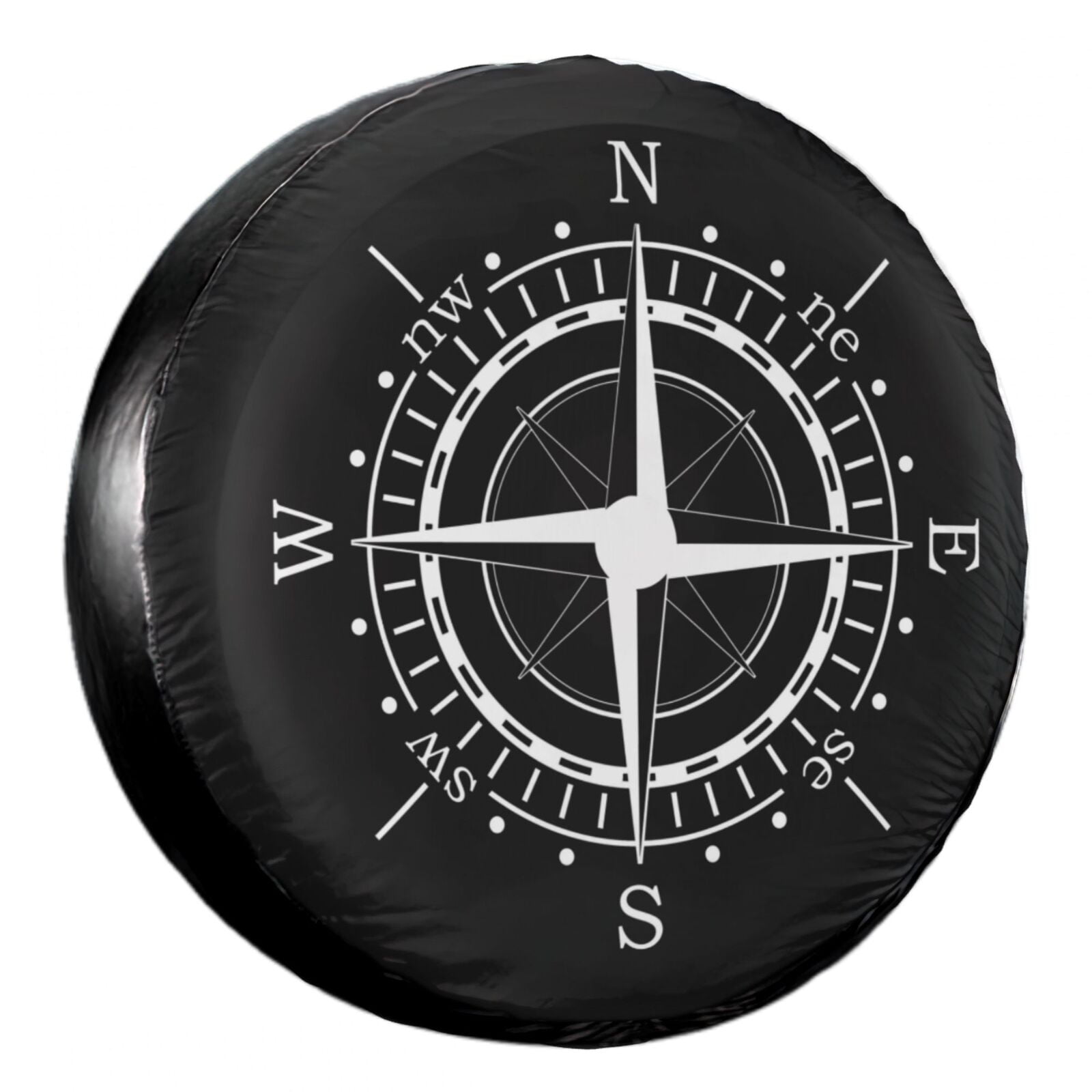 KAKALAD Compass sun dial black Spare Tire Cover Weatherproof Universal ...