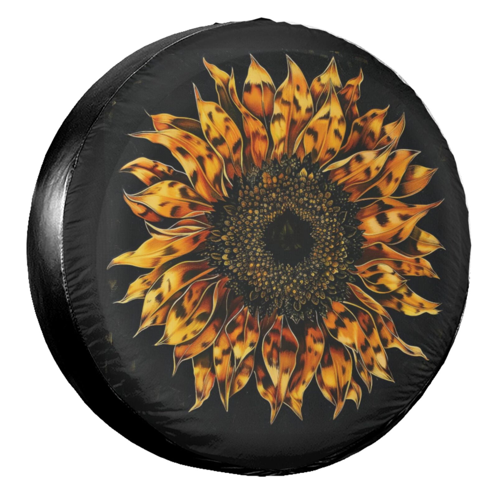 KAKALAD Cool Cheetah Leopard Print Sunflower 06 Universal Spare Tire ...